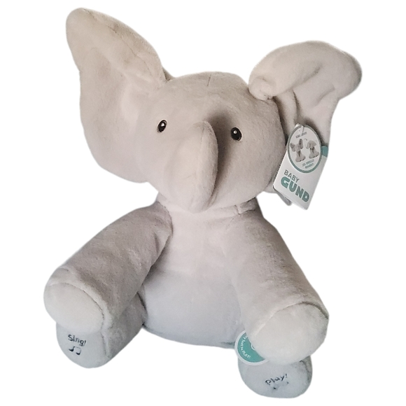 Gund | Toys | Baby Gund Flappy The Elephant Talkingsinging Animated ...